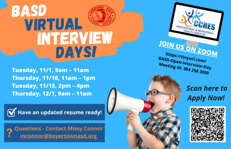 BASD Virtual Interview Days - CCRES - Educational and Behavioral Health ...
